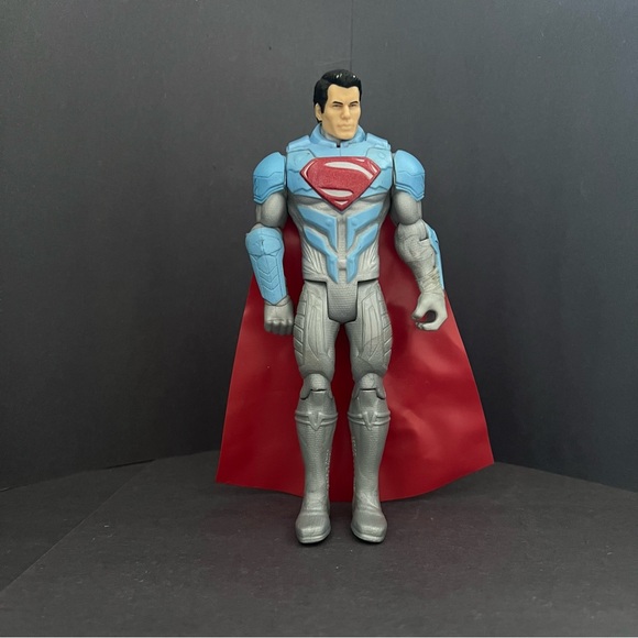 Other | Dc Comics Superman 6 Action Figure Blue Grey Suit Mattel 215 ...